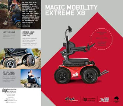 Magic Mobility Extreme X8 – 4×4 Electric Wheelchair | 車いすのプロショップ「イフ」